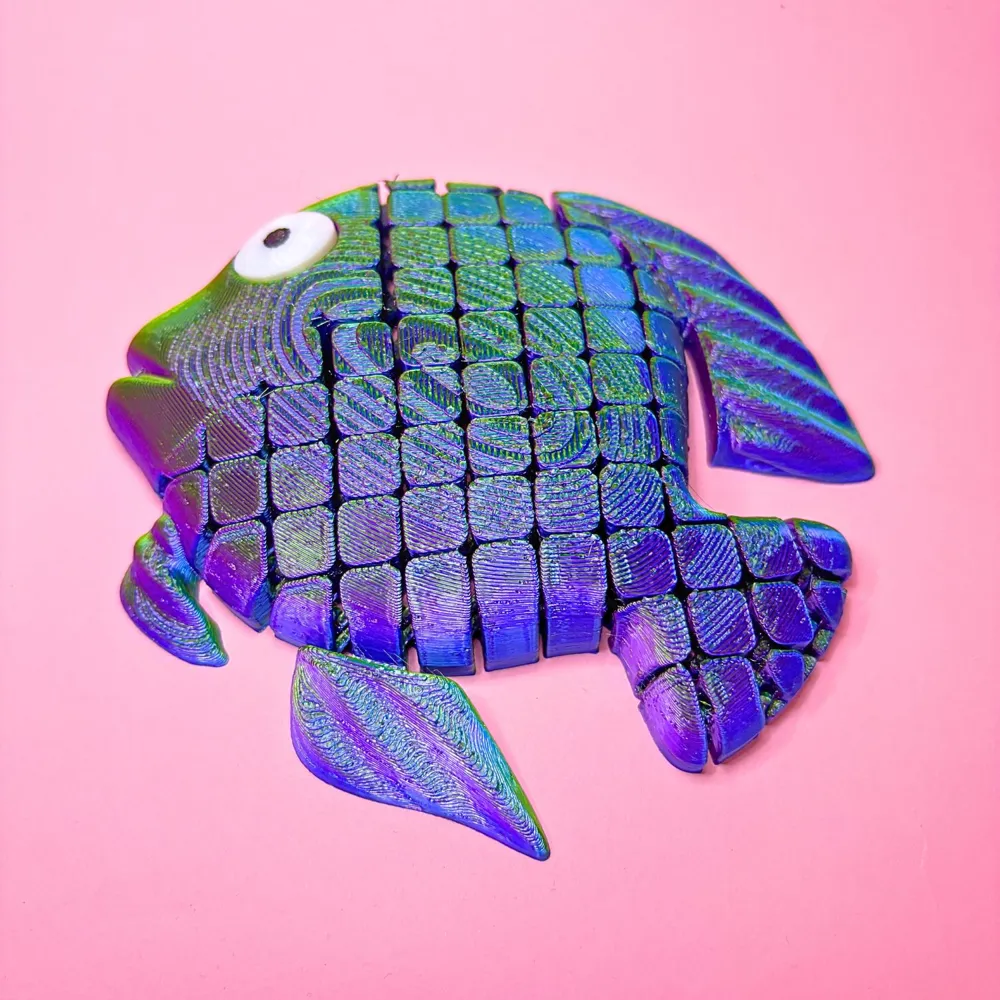 Flexi Articulated Fish by Puffy 3D MakerWorld: Download Free 3D Models