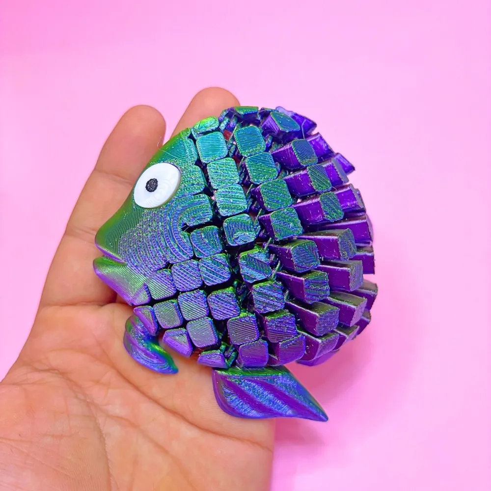 Flexi Articulated Fish by Puffy 3D MakerWorld: Download Free 3D Models