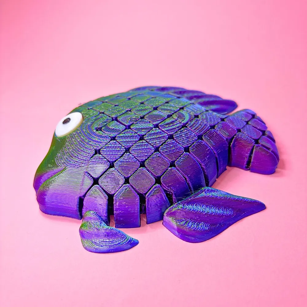 Flexi Articulated Fish by Puffy 3D MakerWorld: Download Free 3D Models