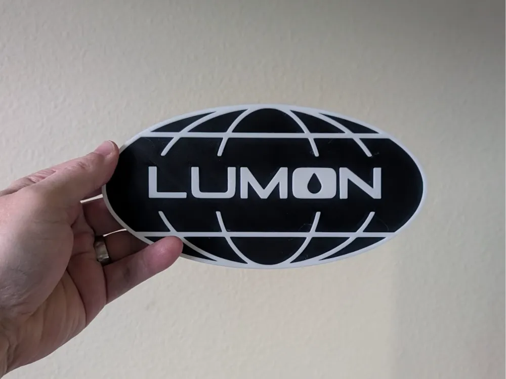 Lumon Industries Globe Logo by Design•Slice•Print Studio - MakerWorld