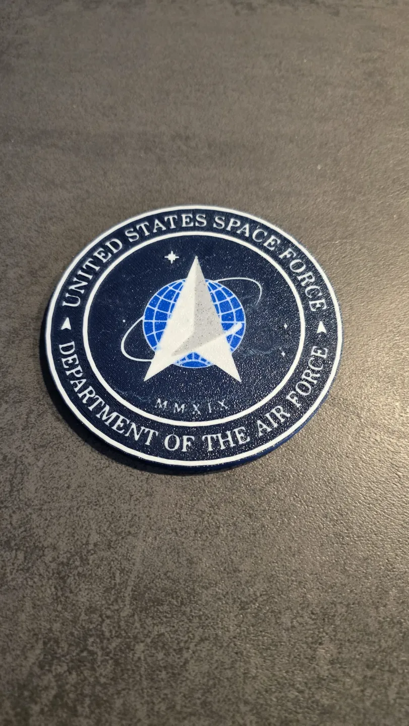 United States Space Force (USSF) Patch by ThorBeke MakerWorld: Download ...