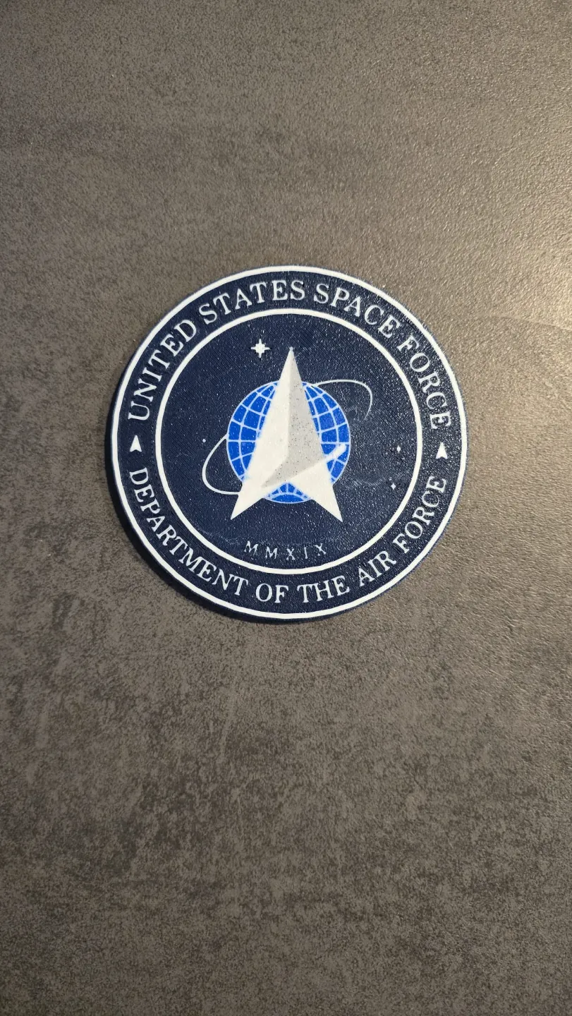 United States Space Force (USSF) Patch by ThorBeke - MakerWorld