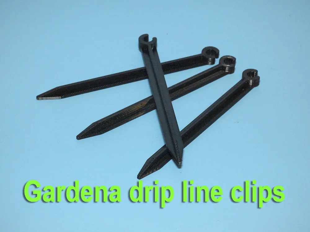 Gardena drip line clips by PYXIS MakerWorld: Download Free 3D Models