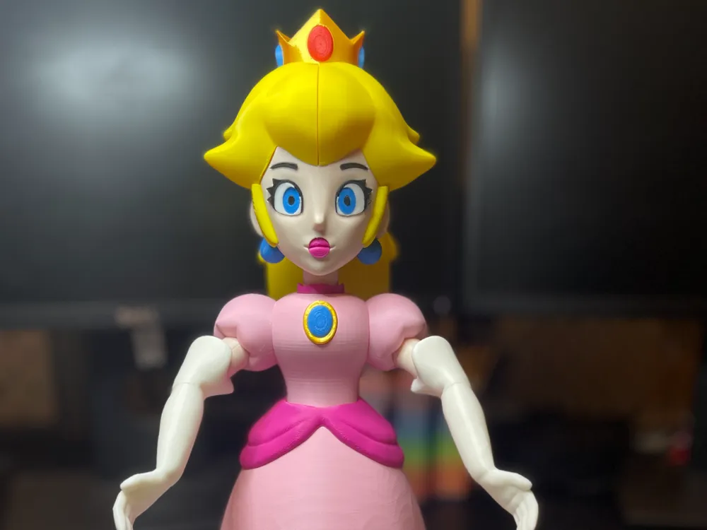 Princesa Peach de Mario - Multi-Parte - ¡Sin AMS! - Modelo de impresión ...