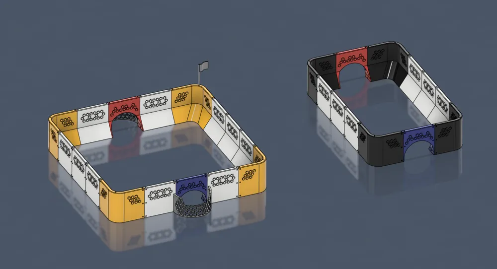 Cyberbrick Soccer Bot Arena – Modular Field Size by 3D Printerama ...