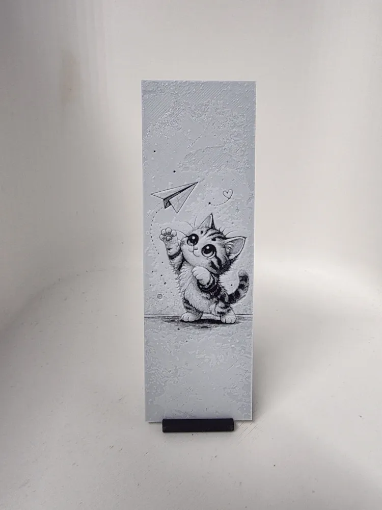 Cat Bookmark - Free 3D Print Model - MakerWorld