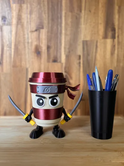 brainrot Cappuccino Assassin / NO AMS - Free 3D Print Model - MakerWorld