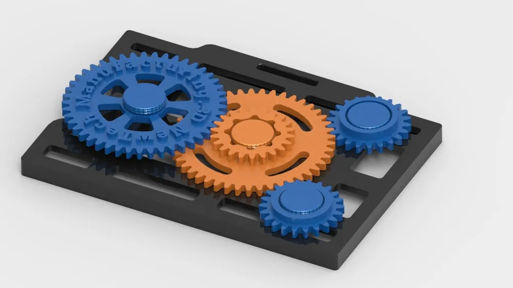 Fidget badge holder Remixed by danielayoshMakerWorld: Download Free 3D ...