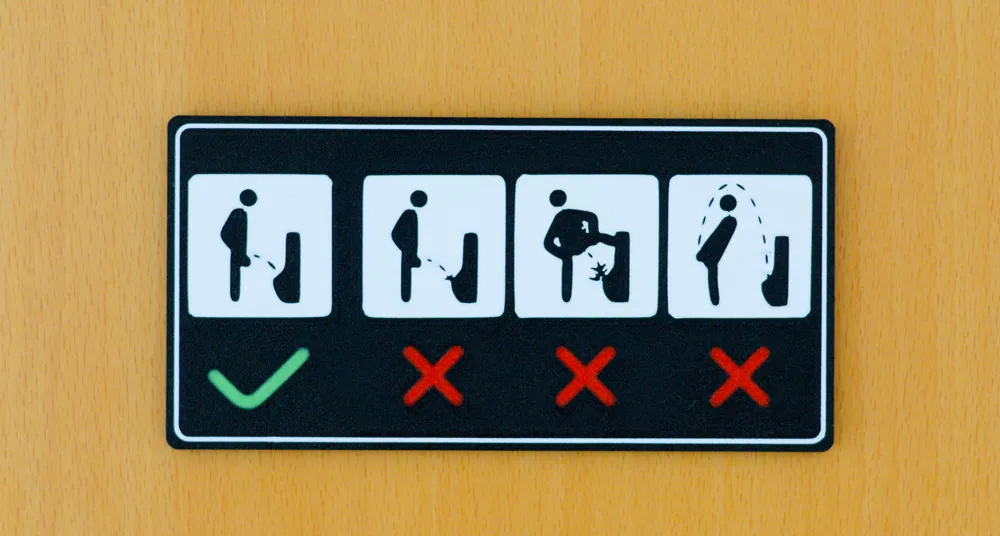 WC Toilet Funny Sign by GB - MakerWorld