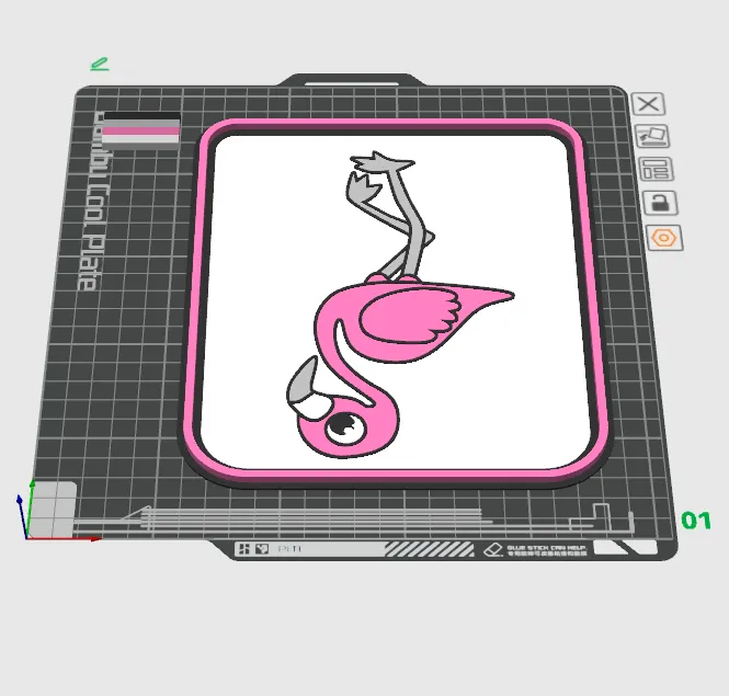 Flamingo Light Box by CasperSlim - MakerWorld