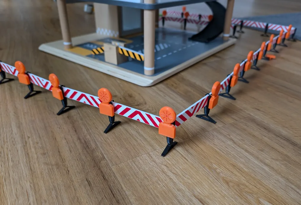 Flexible Roadwork Barriers by Printerchen - MakerWorld