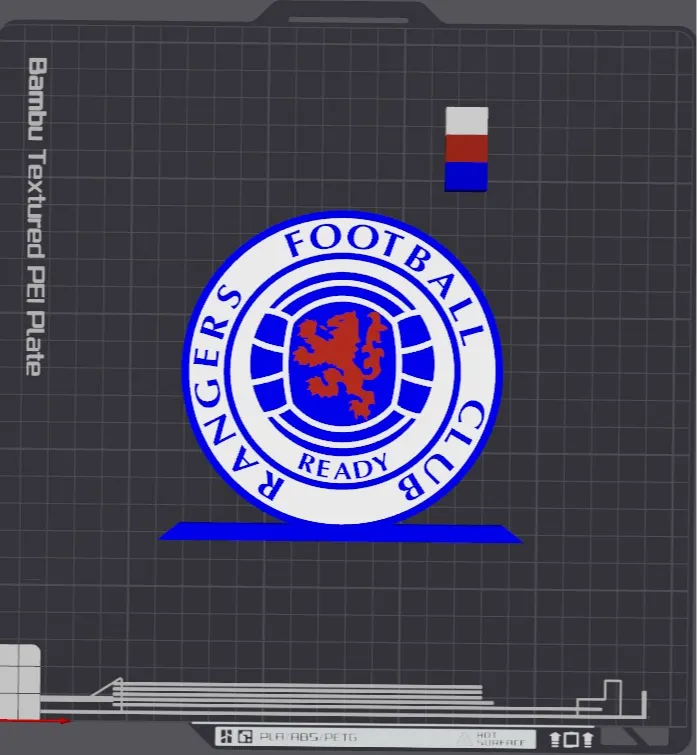 Rangers FC Table Stand by 5kyrunn3r - MakerWorld