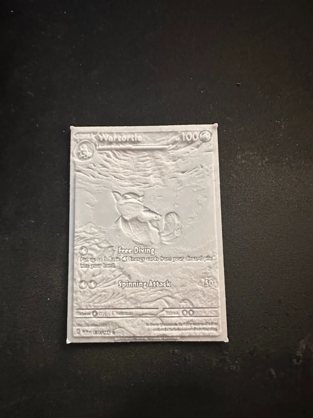 Wartortle (151 Full Art) Pokemon Card Lithophane by thatguy08 - MakerWorld
