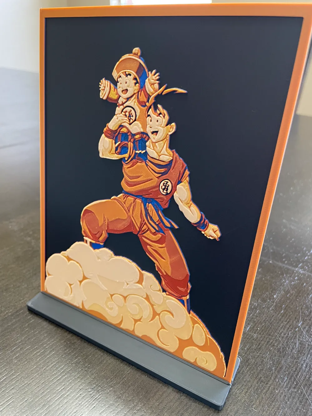 Goku_Gohan_DragonBallZ_6Color150x194mm-Hueforge by Lisandro G. - MakerWorld