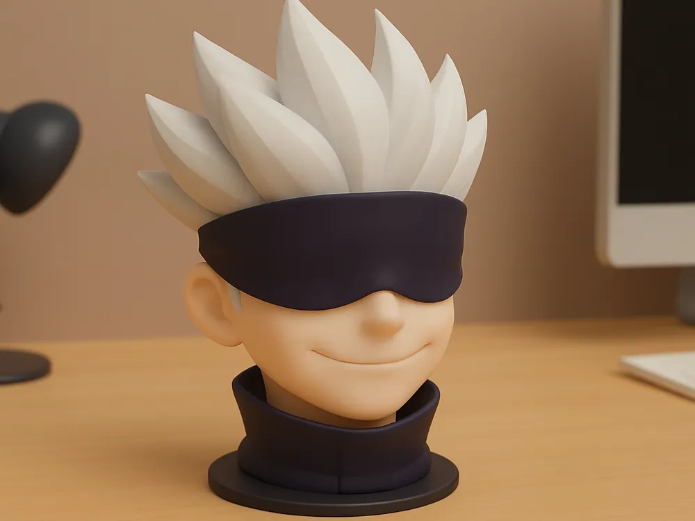 Satoru gojo head - Jujutsu Kaisen by Eztec MakerWorld: Download Free 3D ...