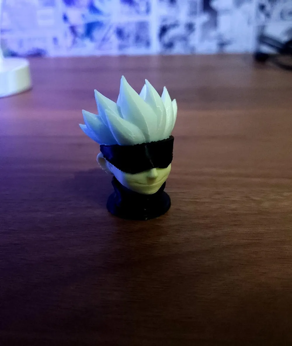 Satoru gojo head - Jujutsu Kaisen by Eztec MakerWorld: Download Free 3D ...
