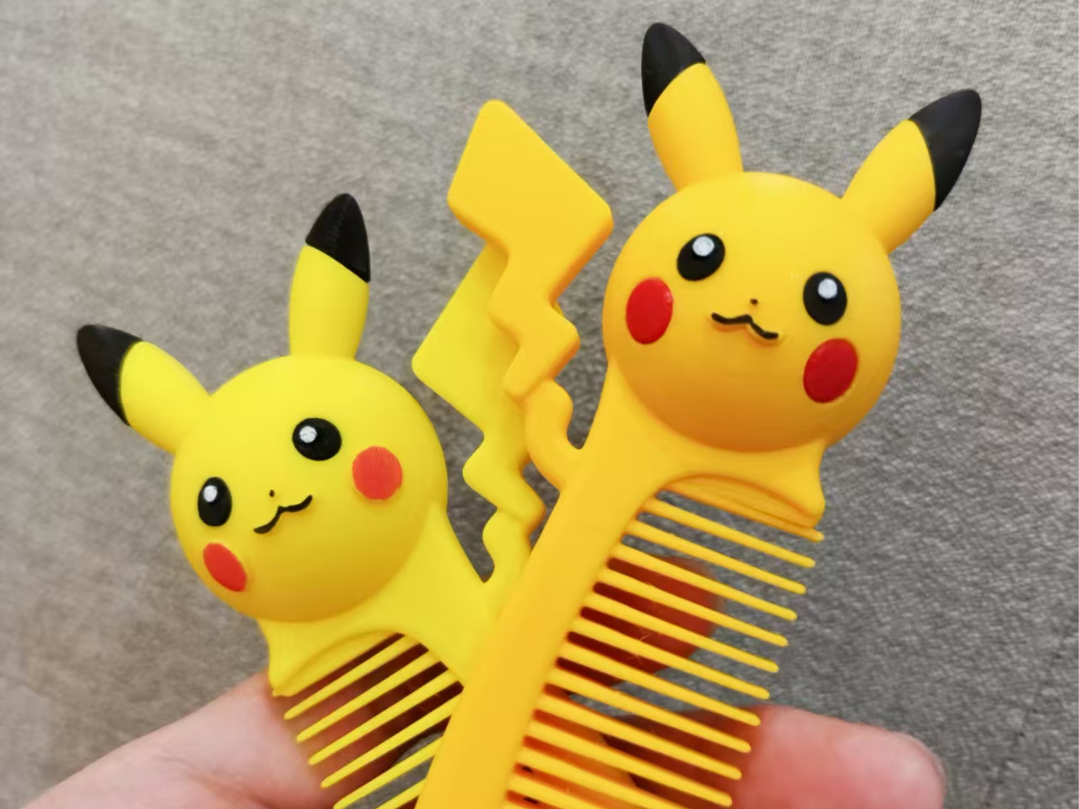 Pokemon Pikachu themed comb by hss_when MakerWorld: Download Free 3D Models