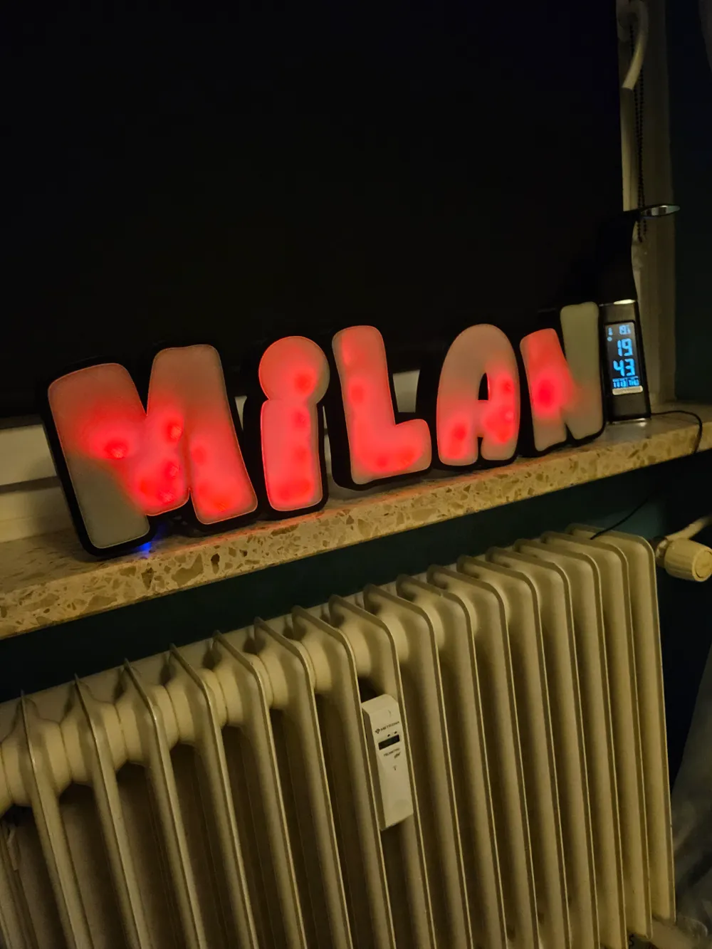 Milan Name Lamp by espRyk - MakerWorld
