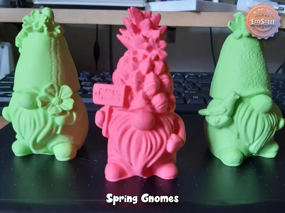 Spring Gnomes by EzzySziggy MakerWorld: Download Free 3D Models