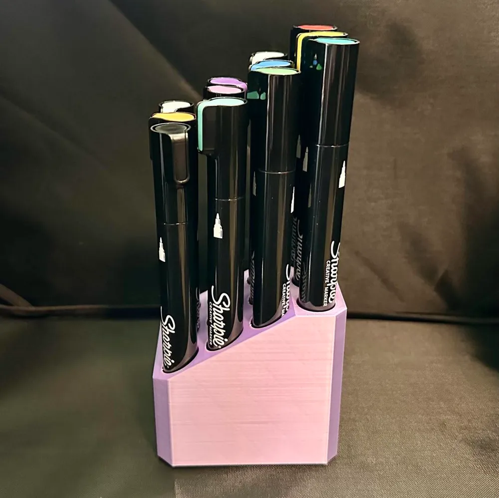 Sharpie Creative Marker Caddy - Holds Set Of 12 by BATTCAVE - MakerWorld