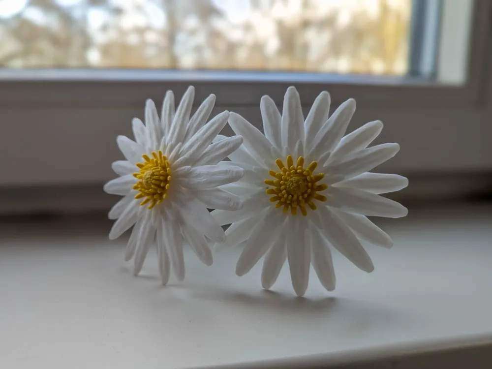 Daisies | Modular Flowers 01 - Free 3D Print Model - MakerWorld
