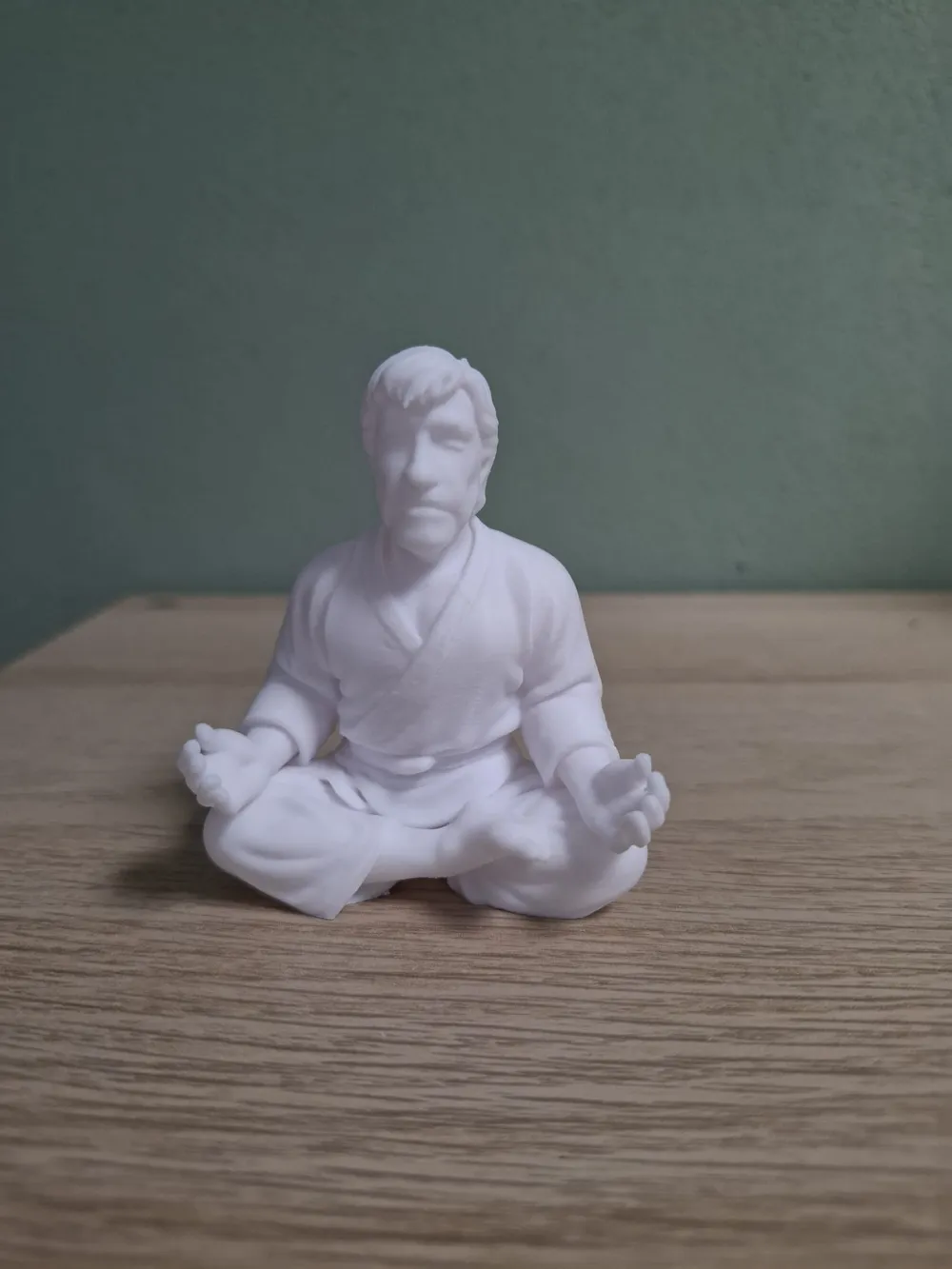 Meditating Chuck Norris by Koffiekoek MakerWorld: Download Free 3D Models