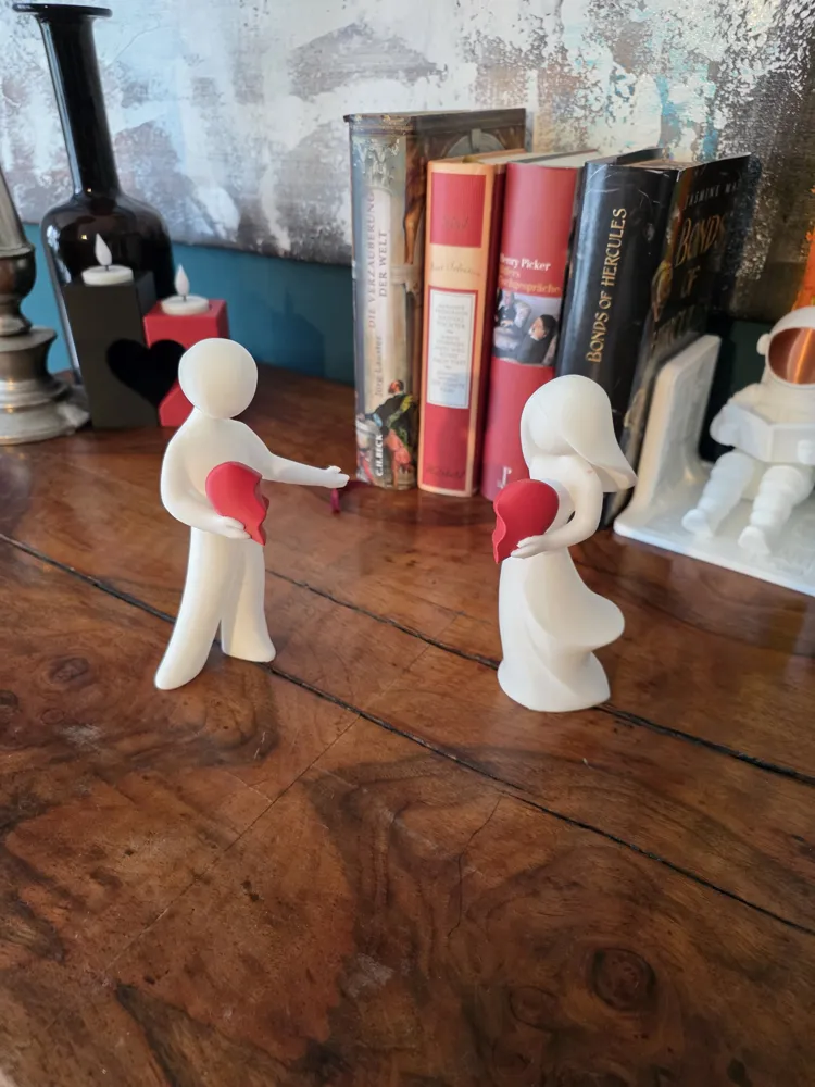 couple heart mood / relationship barometer - Free 3D Print Model ...