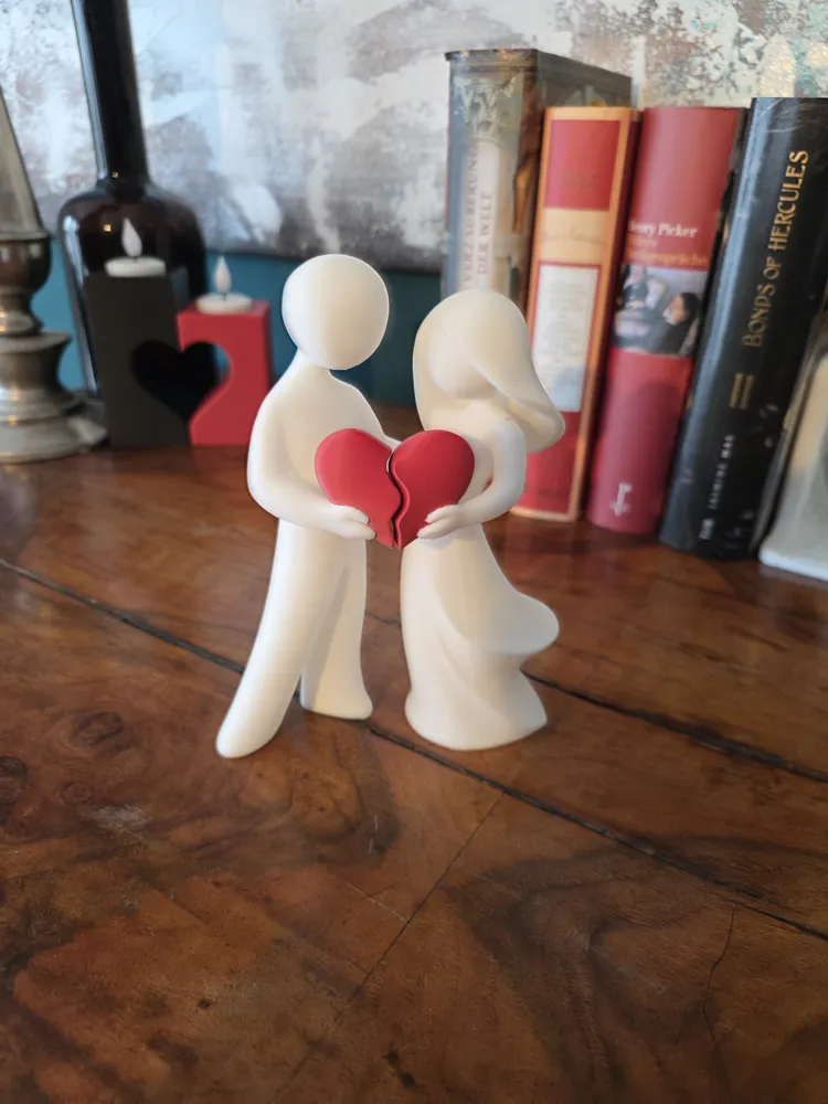 couple heart mood / relationship barometer - Free 3D Print Model ...