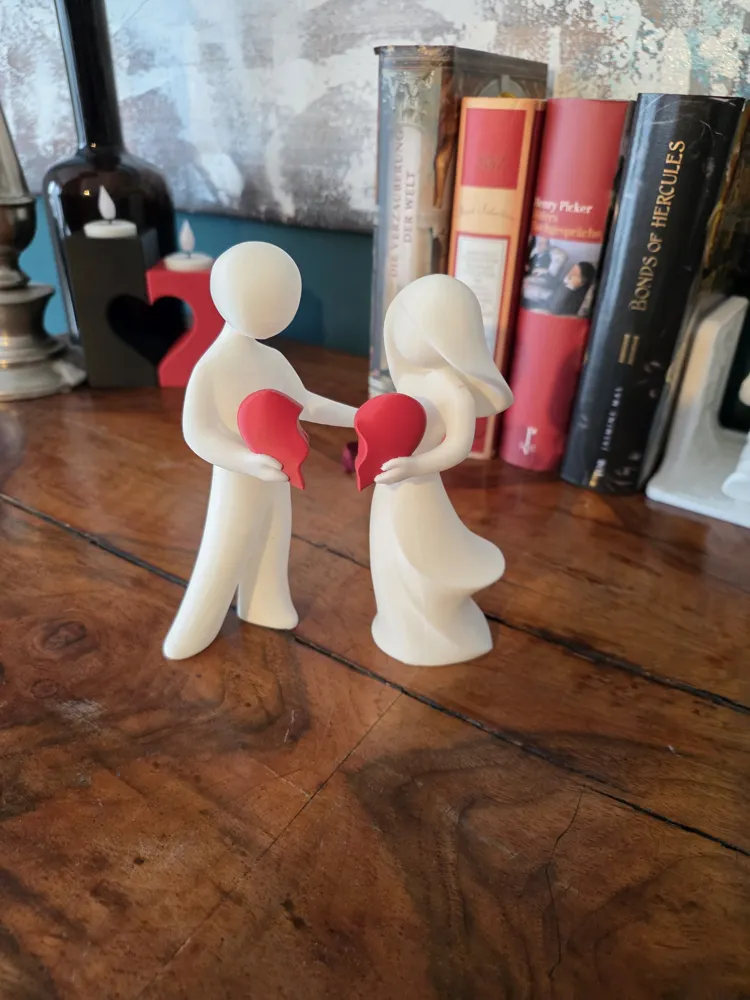 couple heart mood / relationship barometer - Free 3D Print Model ...