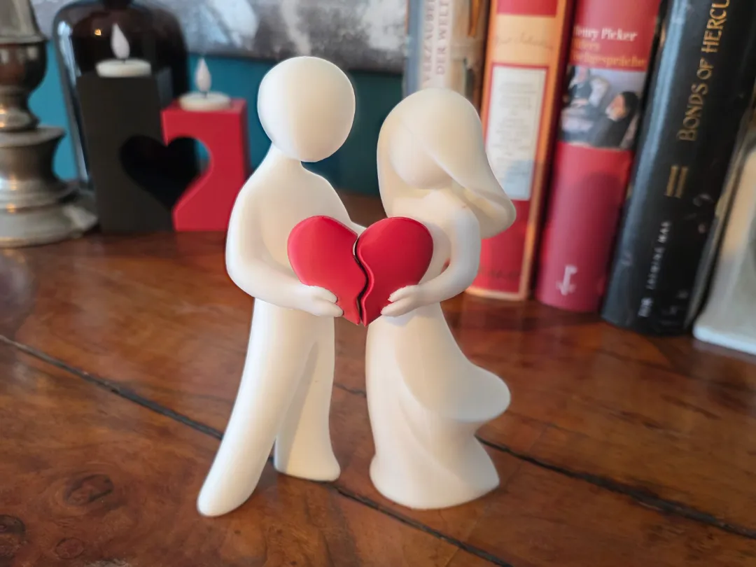 couple heart mood / relationship barometer - Free 3D Print Model ...
