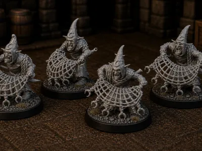 Moon Crazed Cave Netter Goblin Trapper Set - Free 3D Print Model ...