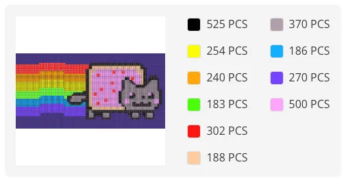 8bit Nyan Cat by Lingher - MakerWorld