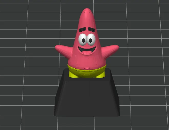 Patrick Star Keycap – SpongeBob - Free 3D Print Model - MakerWorld