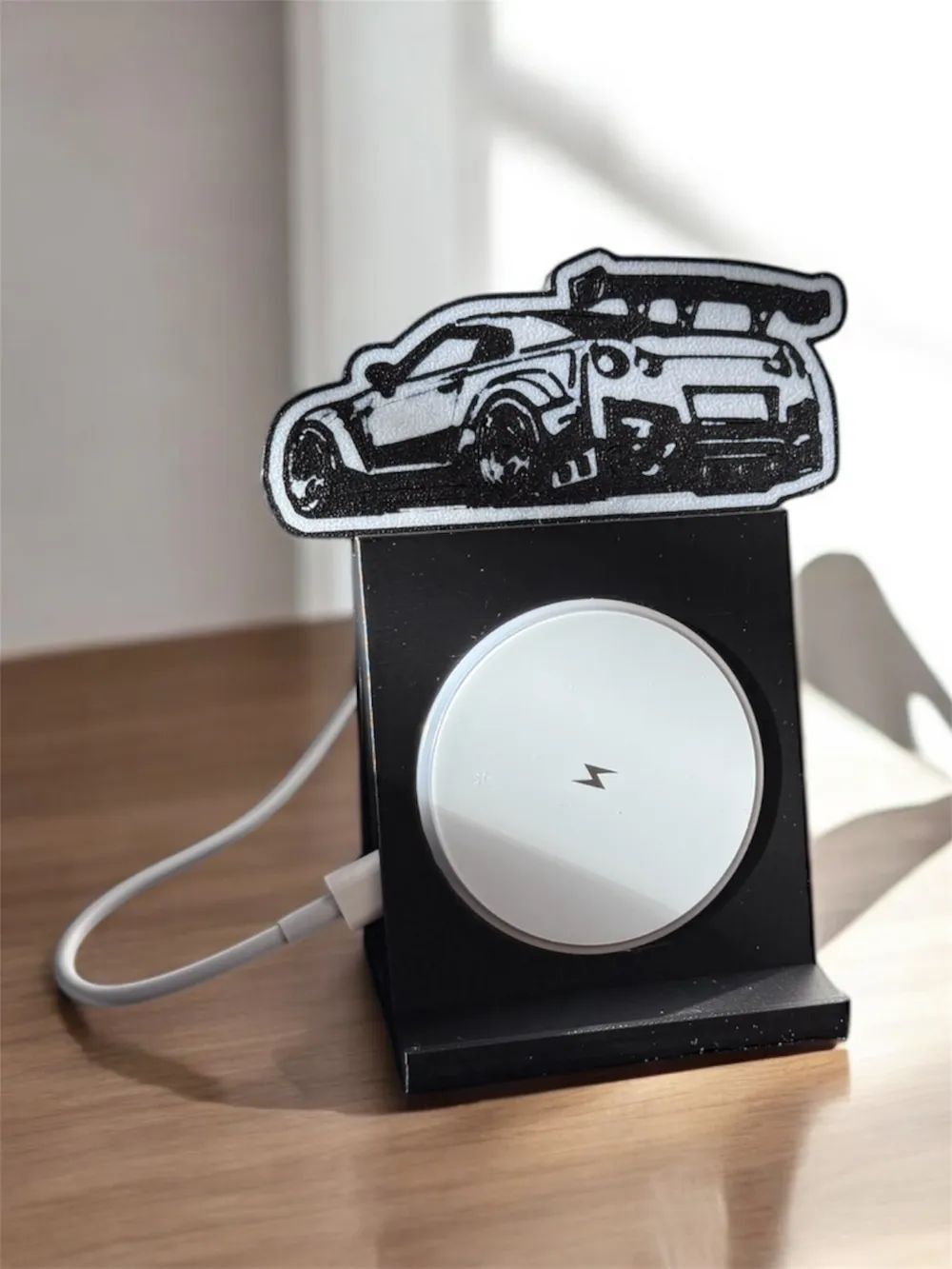 GTR Horizontal Phone Stand with MAGSafe Charger by MarissaJayy - MakerWorld