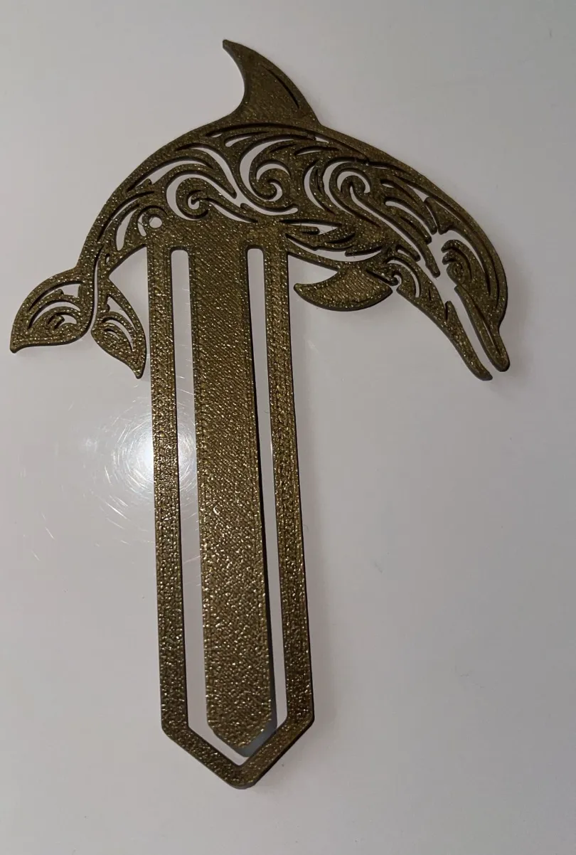 Dolphin Bookmark by Binni2.0 - MakerWorld