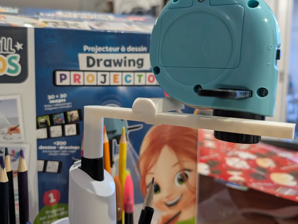 Buki FK004 drawing projector arm - Free 3D Print Model - MakerWorld