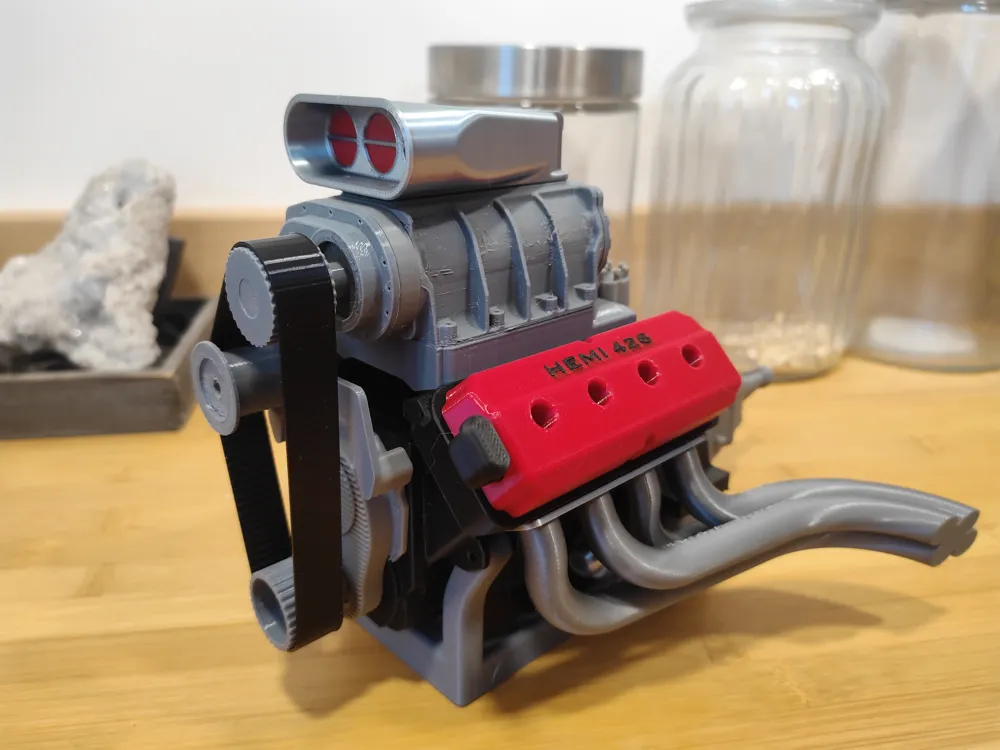 hemi 426 supercharger by vipan MakerWorld: Download Free 3D Models