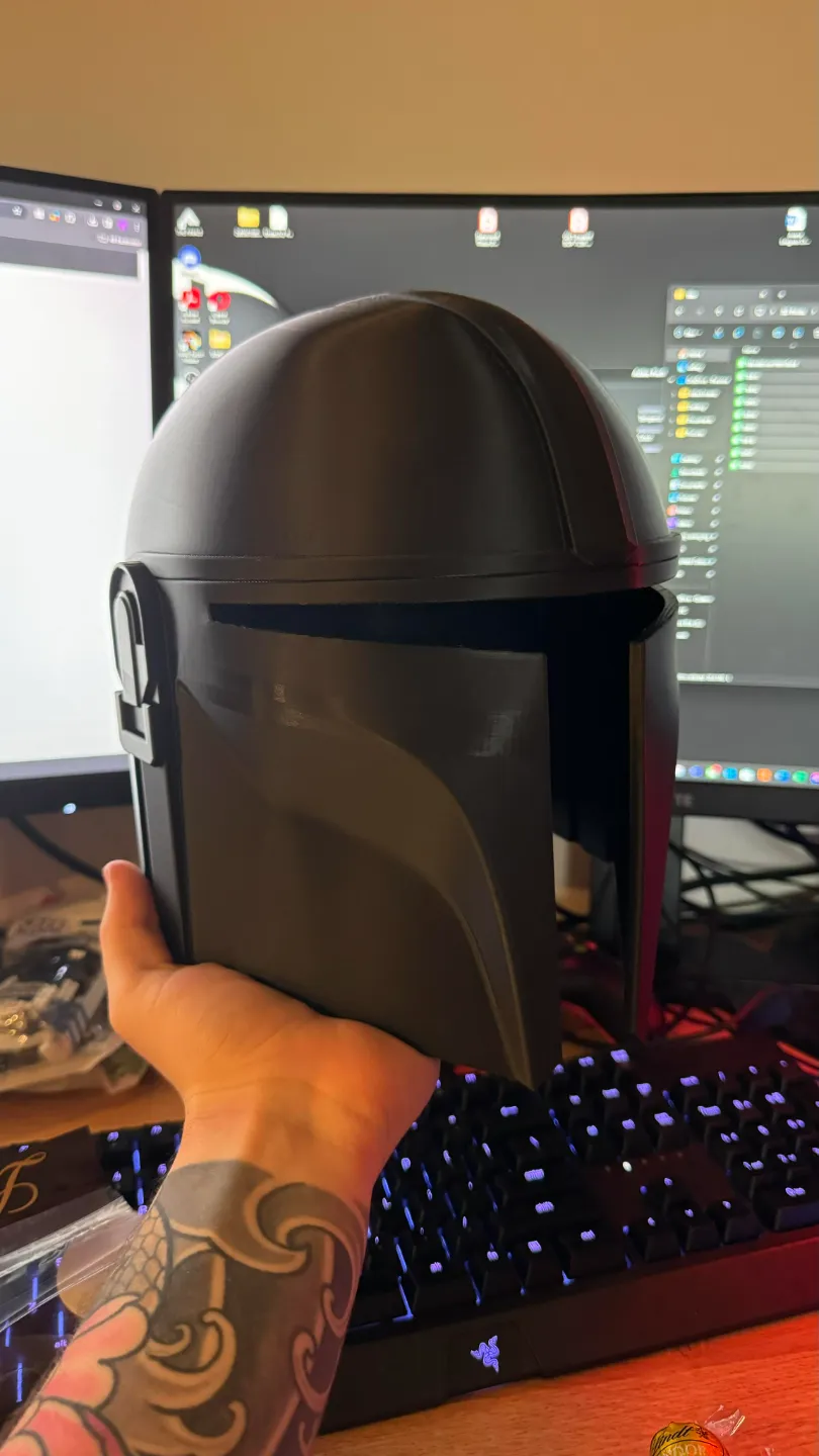 Mandalorian Helmet - Free 3D Print Model - MakerWorld