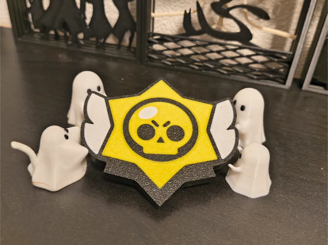 Brawl Stars Logo Magnet - Free 3D Print Model - MakerWorld
