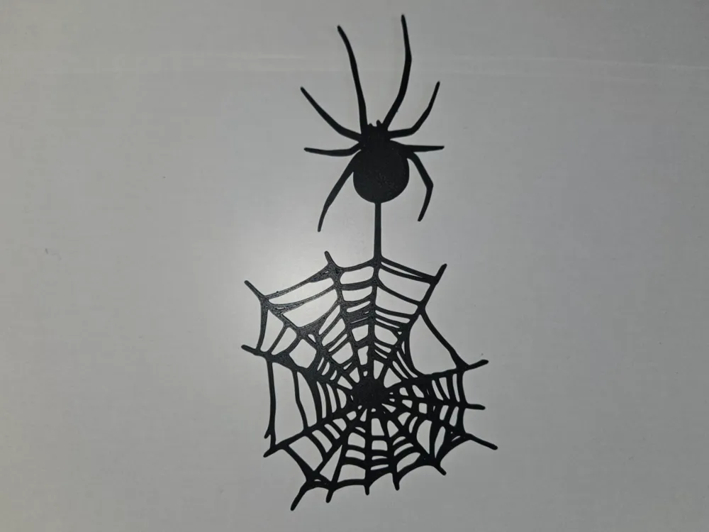 Spooky Spider Web wall decoration by Degaspar - MakerWorld