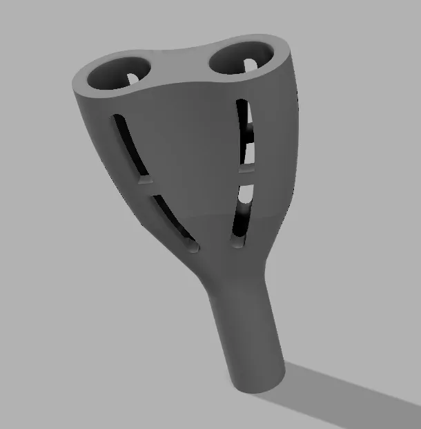 Filament Tube Y-Splitter (Ext Spool with AMS Lite) by Schl@pp - MakerWorld