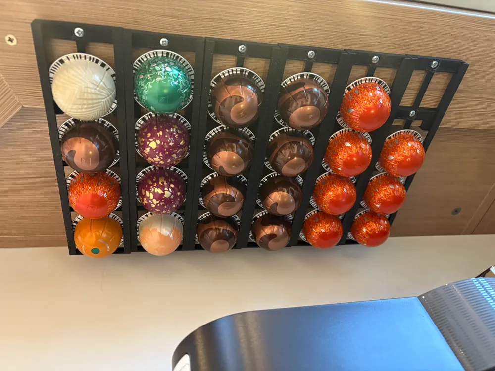 Under Cabinet Rack for Nespresso Vertuo Pods by Fun&Functional - MakerWorld