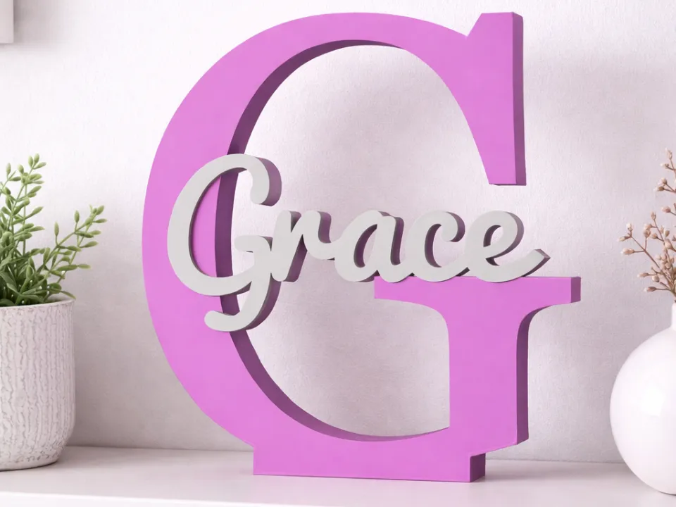 Name - Grace - Free 3D Print Model - MakerWorld