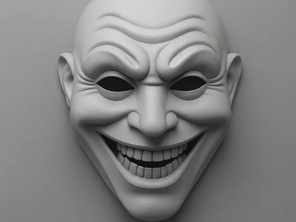 Wearable Mask Collection | The Creep - Free 3D Print Model - MakerWorld