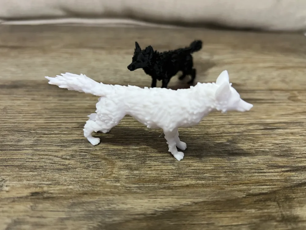 A Furry Standing Wolf by KaBooM - MakerWorld