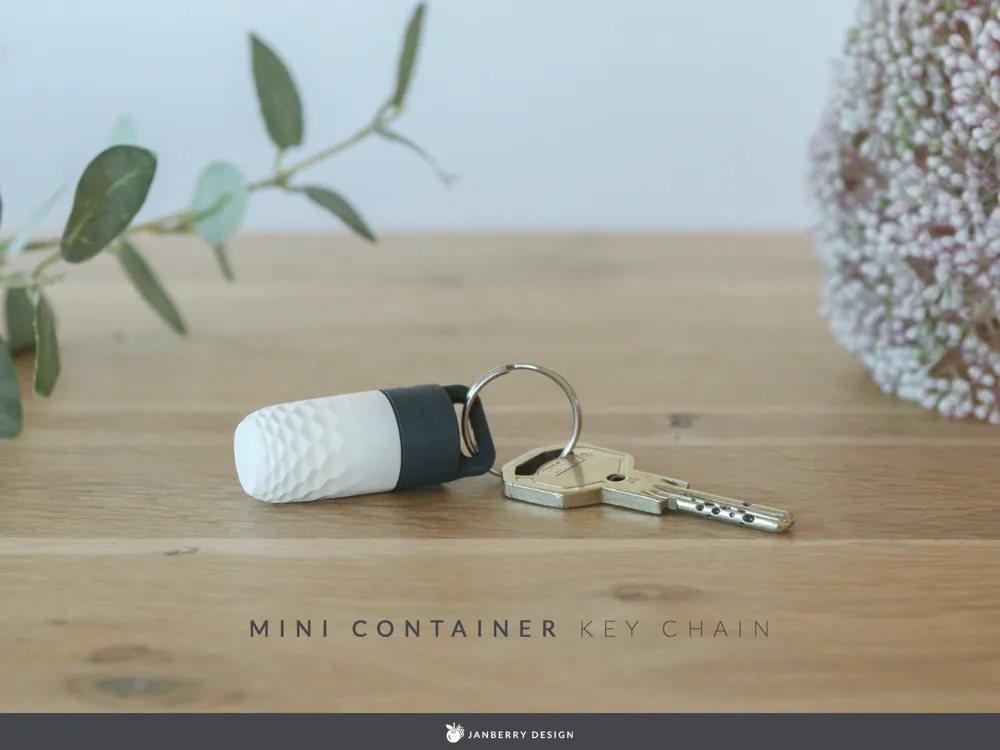 Mini Container - Key Chain by JANBERRY DESIGN MakerWorld: Download Free ...