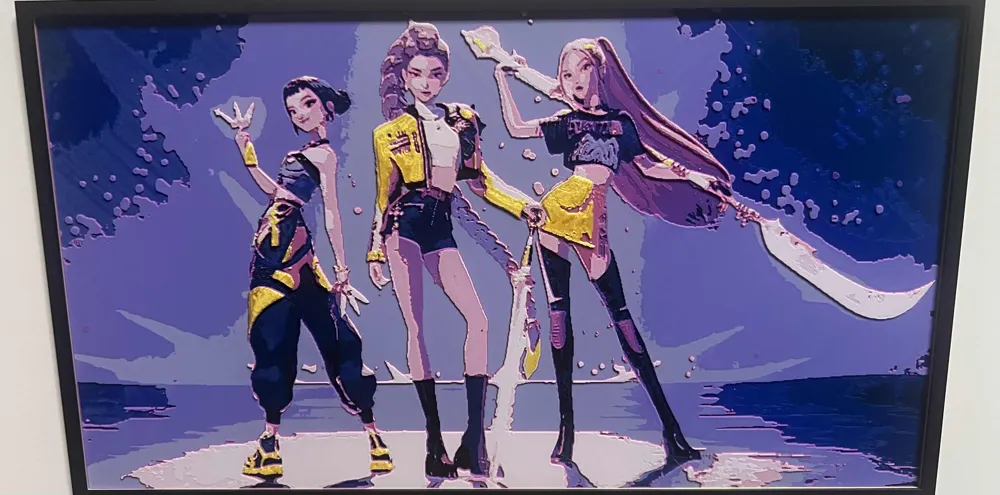 Kpop Demon Hunters Hueforge by iWoofer MakerWorld: Download Free 3D Models