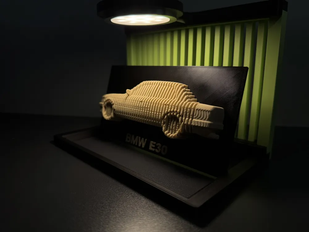 BMW M3 E30 - Vertically Layered Car model! - Free 3D Print Model ...