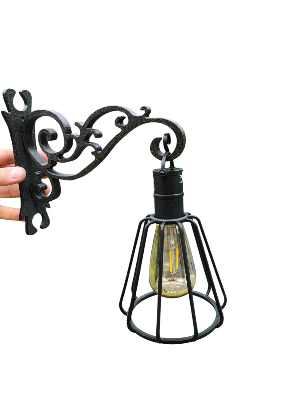Garden lantern forged hanger - Free 3D Print Model - MakerWorld