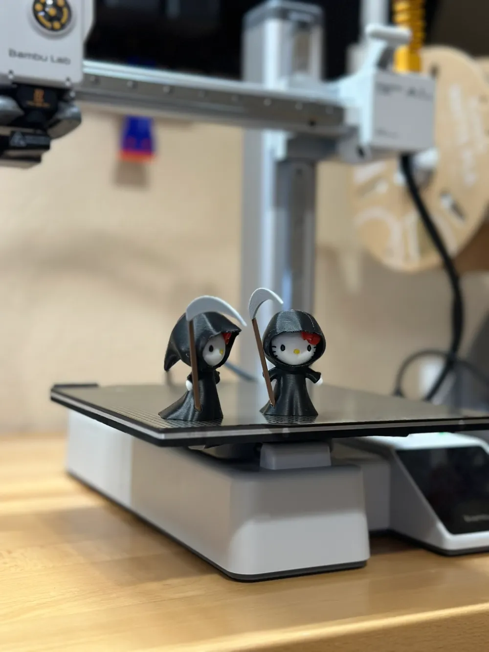 Grim Reaper Hello Kitty - Free 3D Print Model - MakerWorld